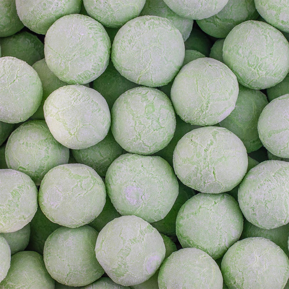 Freeze Dried Sour Apple Alien Eggs - SpaceSweets - Freeze Dried Sweets UK