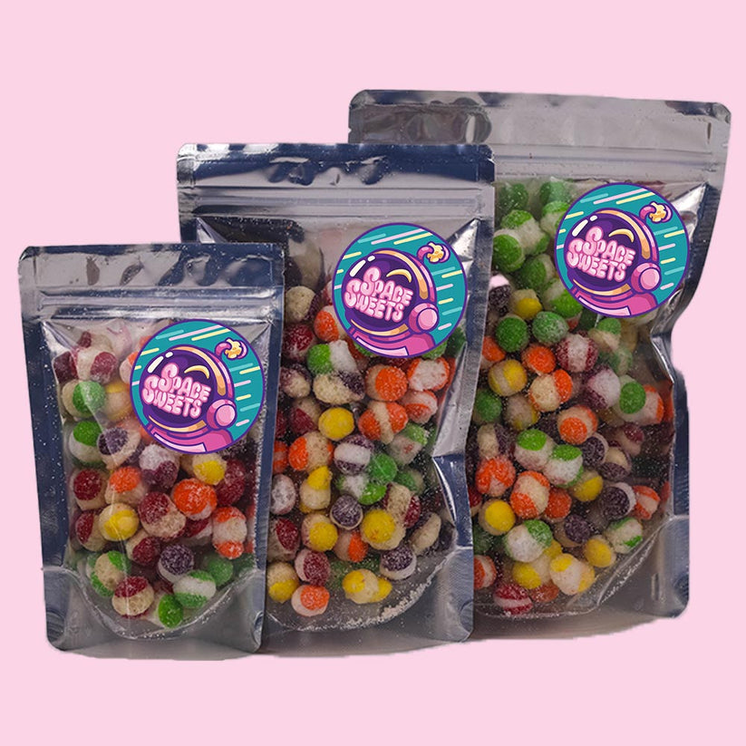 Freeze Dried Mega Sour Fruit Comets - SpaceSweets UK Freeze Dried ...